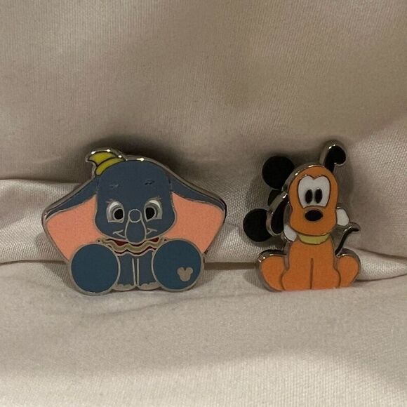 Disney | Jewelry | Disney Hidden Mickey Dumbo Bigfoot Pluto Collectible ...